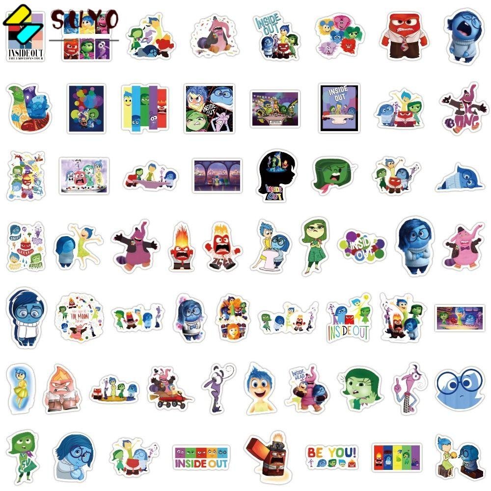 SUYO DIY Sticker, Inside Out 2 Cartoon Inside Out Sticker, Children ...