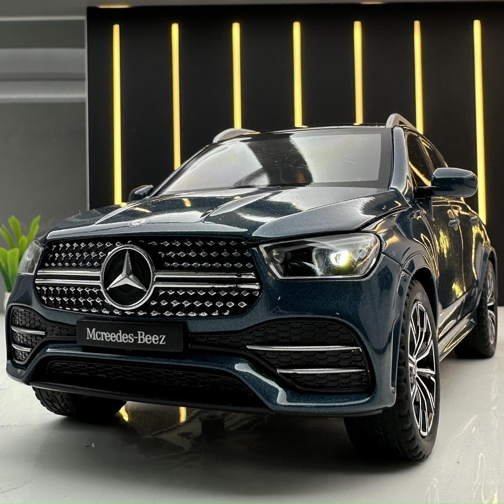 Model kereta aloi 1:24 Mercedes-Benz GLE350 kereta gunung dengan suara ...