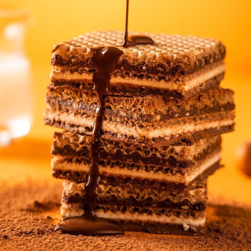 German Imported knoppers Wafer Biscuits Milk Hazelnut Chocolate Pure ...