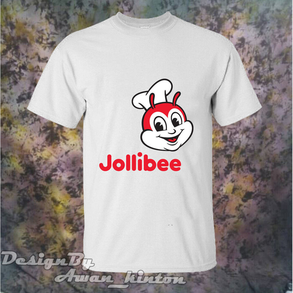 Mens Tshirt Jollibee Restaurant Logo White Color Usa Size | Shopee Malaysia