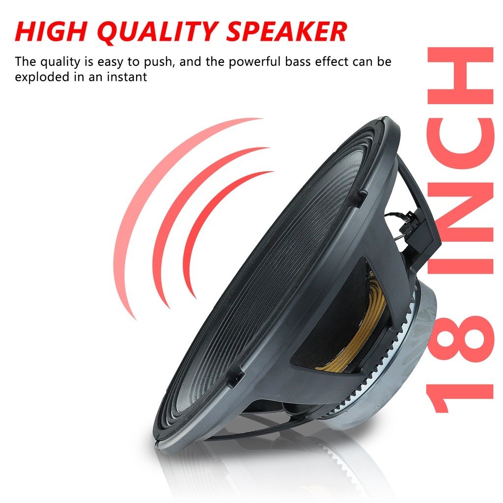 AmpAudio 18 inch speaker unit 3000 watts replacement subwoofer speaker ...