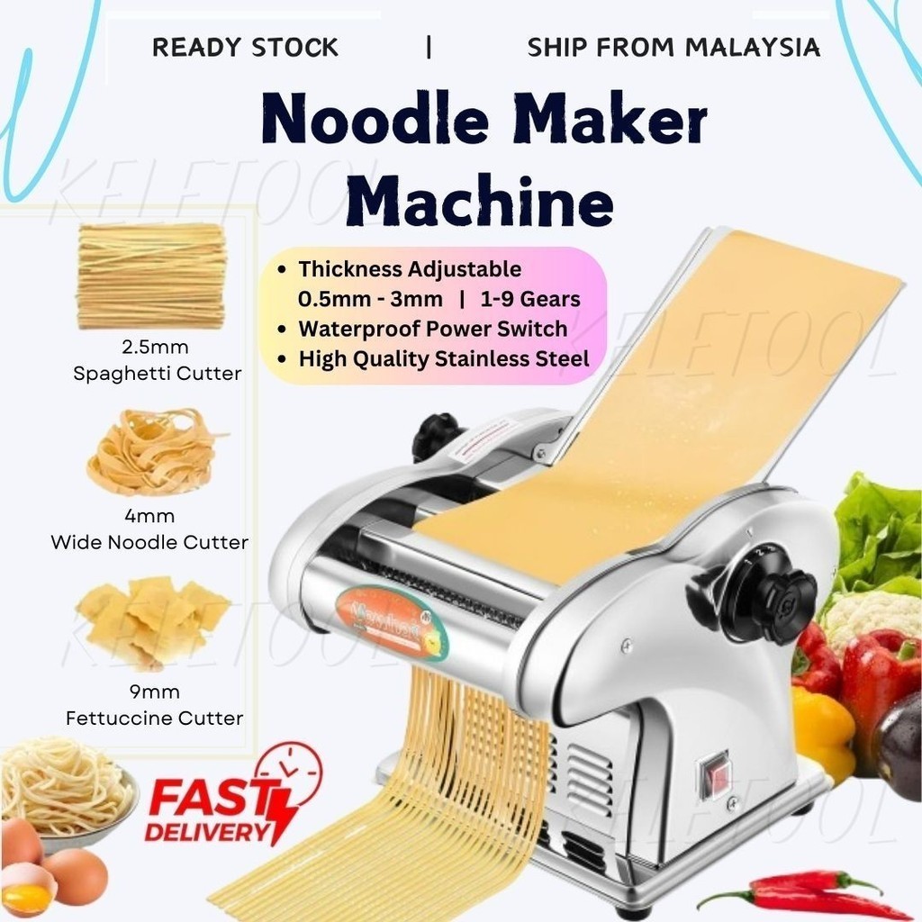 KELETOOL Stainless Steel Noodle Maker Machine Mesin Buat Mee Mesin Mee ...