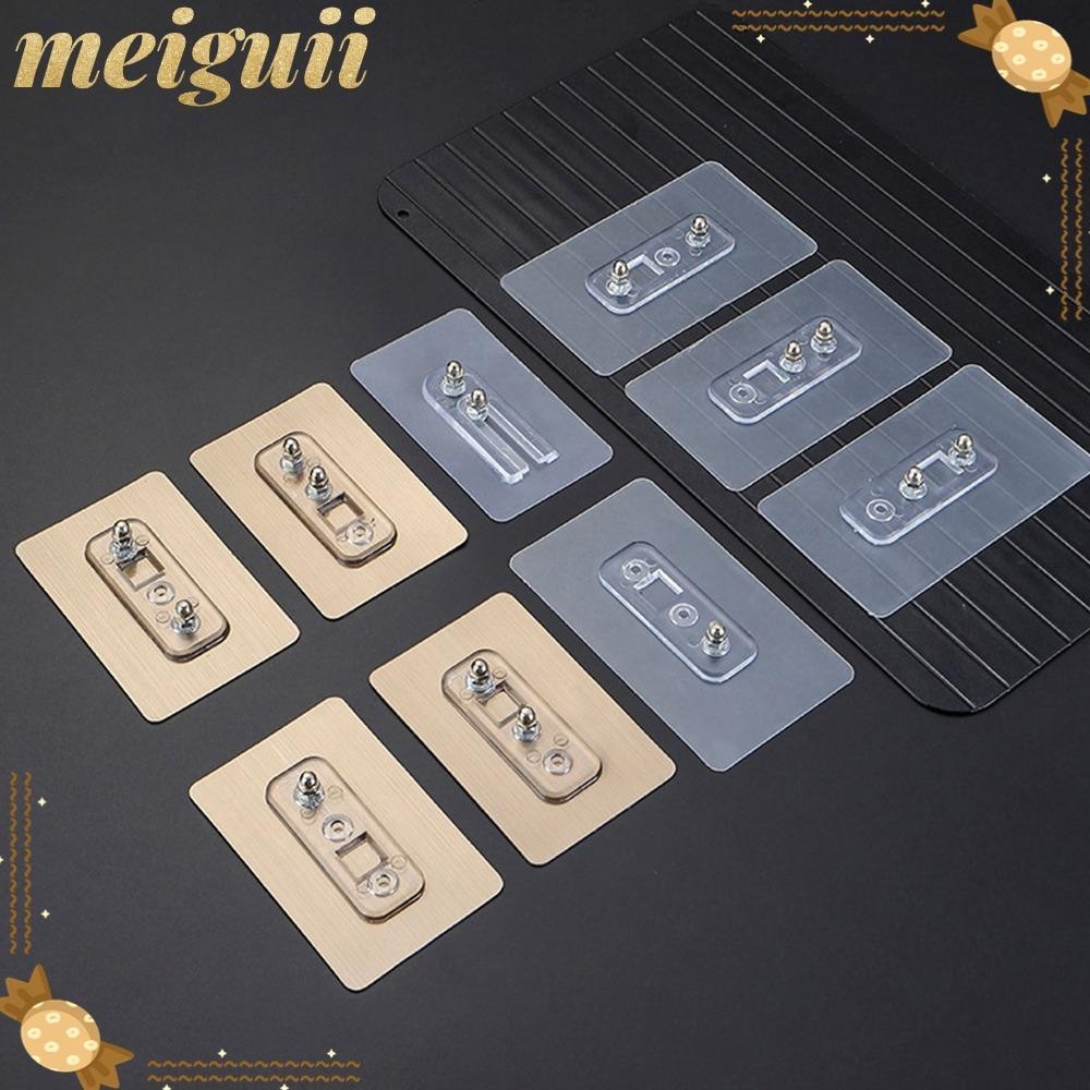 MEIGUII Double Hole Screw Sticker, Wall Hanger Variable Distance ...
