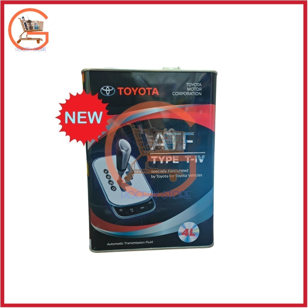 100% ORIGINAL TYPE T-IV TOYOTA ATF AUTO GEAR OIL (4L) ALTIS ZZE122 VIOS ...
