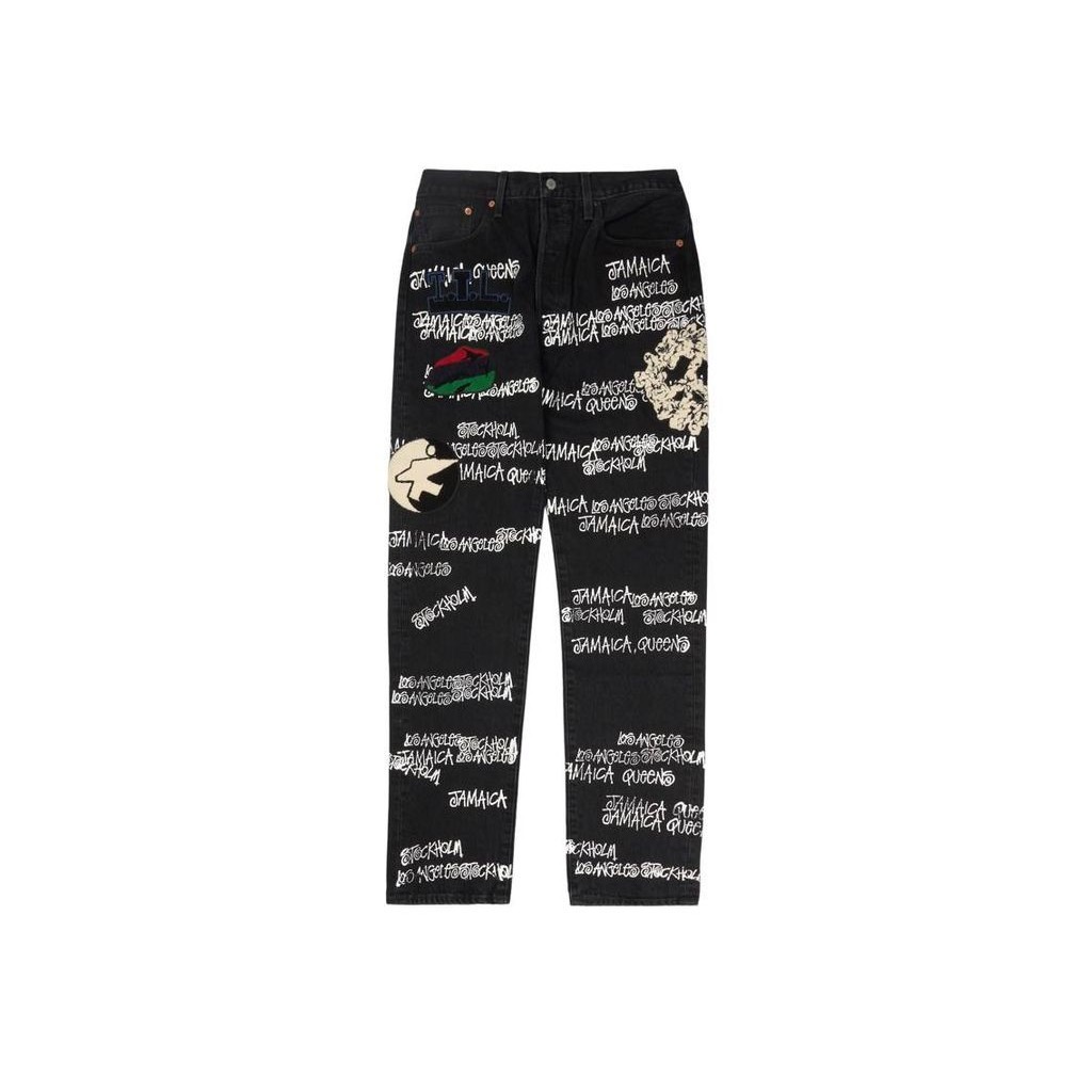 Stussy x Our Legacy Denim Tears Pants "Black" Jeans 95721 Unused 95721 ...