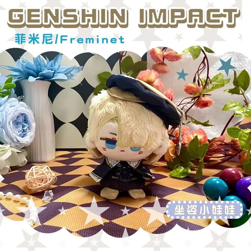 New Genshin Impact Plush Doll Arlecchino Sigewine Focalors Navia ...