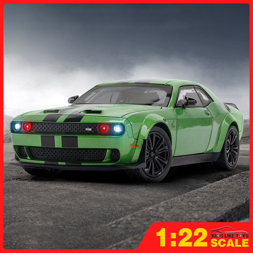 KLT 1:22 Dodge Charger SRT Hellcat Metal Alloy Toys Car Model Diecast ...