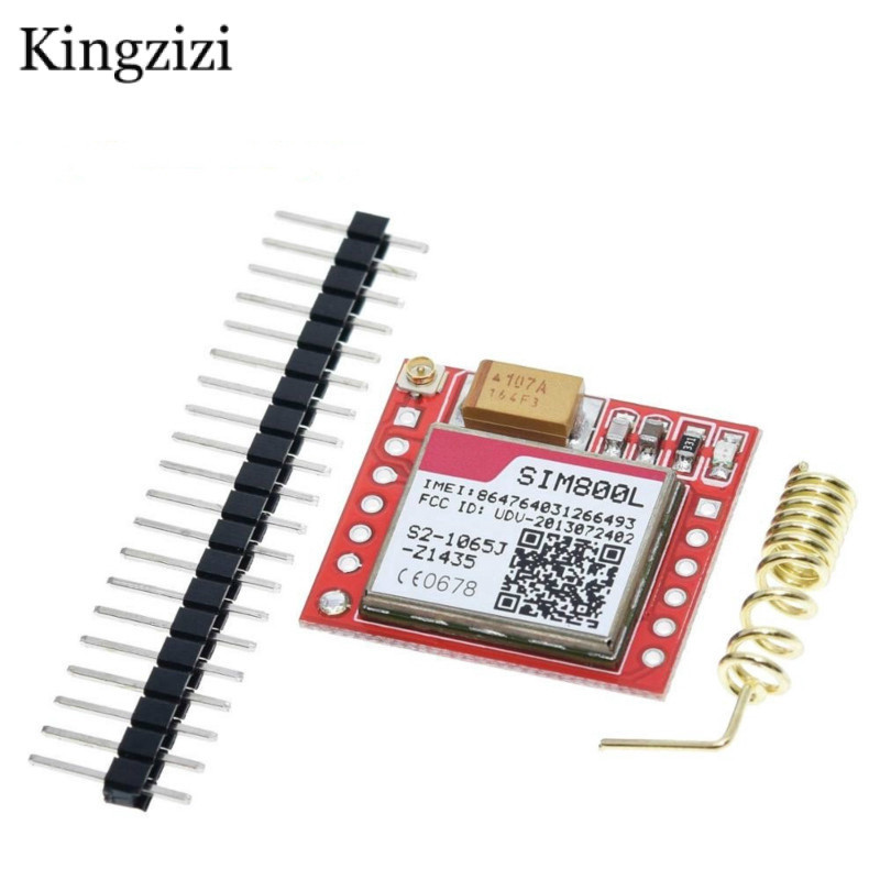 Mini Smallest SIM800L GPRS GSM Module MicroSIM Card Core Wireless Board ...