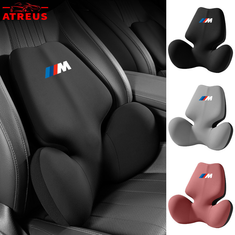 BMW M Car Seat Lumbar Support Cushion Seat Lumbar Pillow Cushion Memory ...