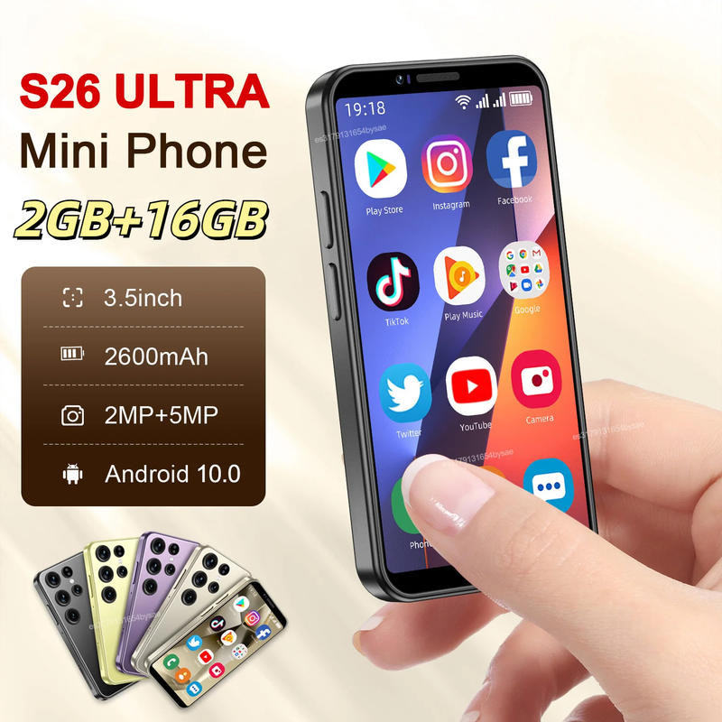 Original S26 Ultra Mini Smartphone 3.5" HD Display 2GB+16GB Mobile ...
