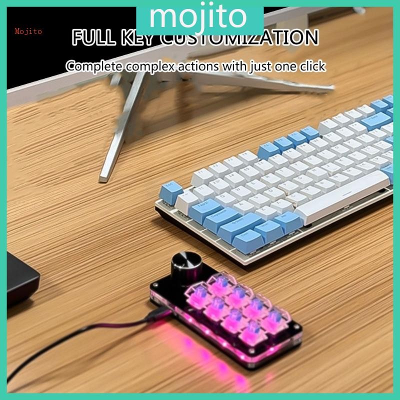 Mojito Programmable 16Key Macro Keypad with 3Customs Knobs Hot ...