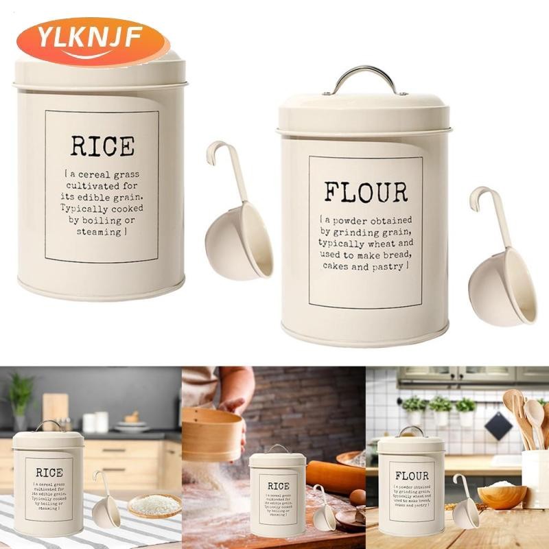 【Fast Delivered】 Tin Jar Canister 3L Container, Multi-functional ...