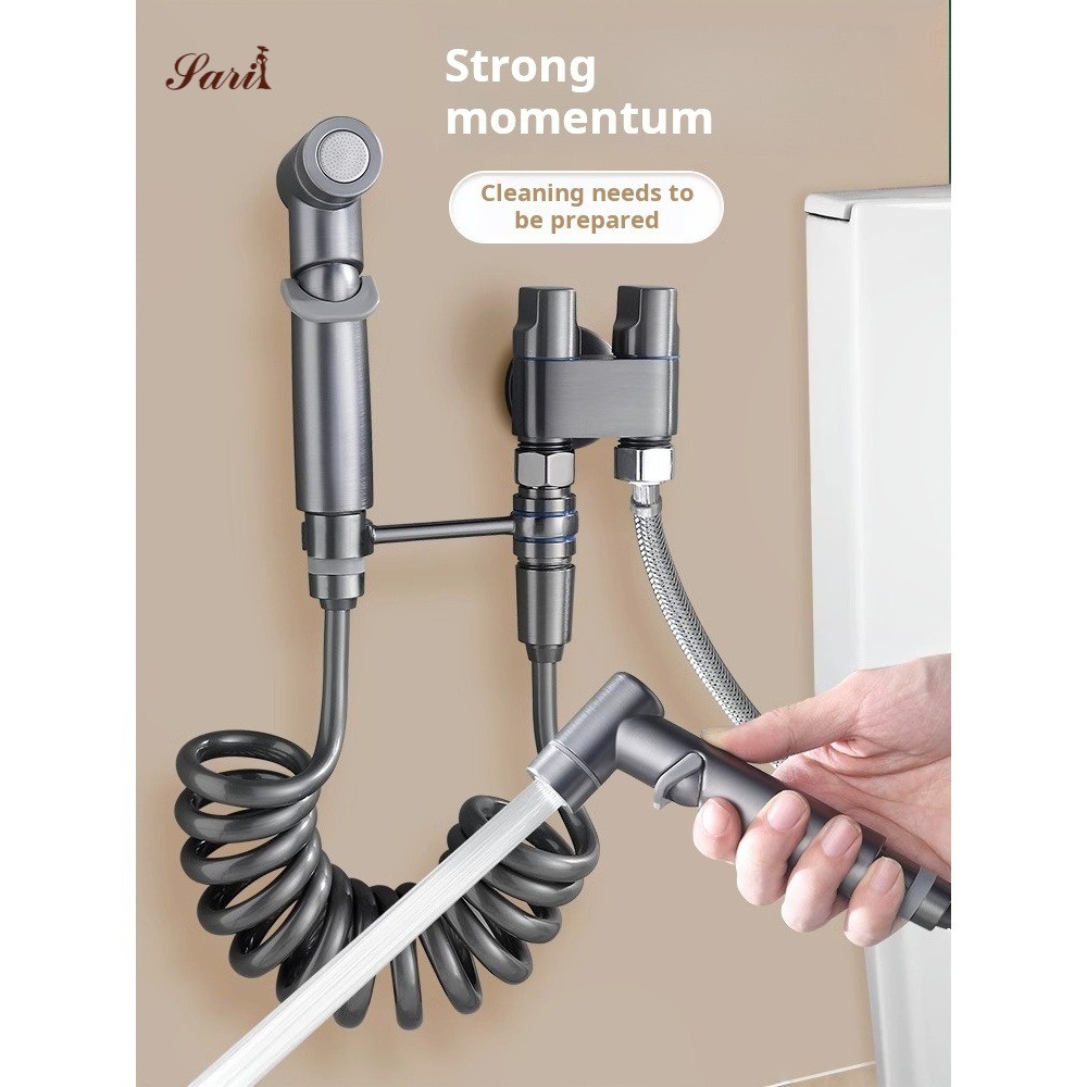 New toilet washer, women's washing, spray toilet, one inlet and two ...