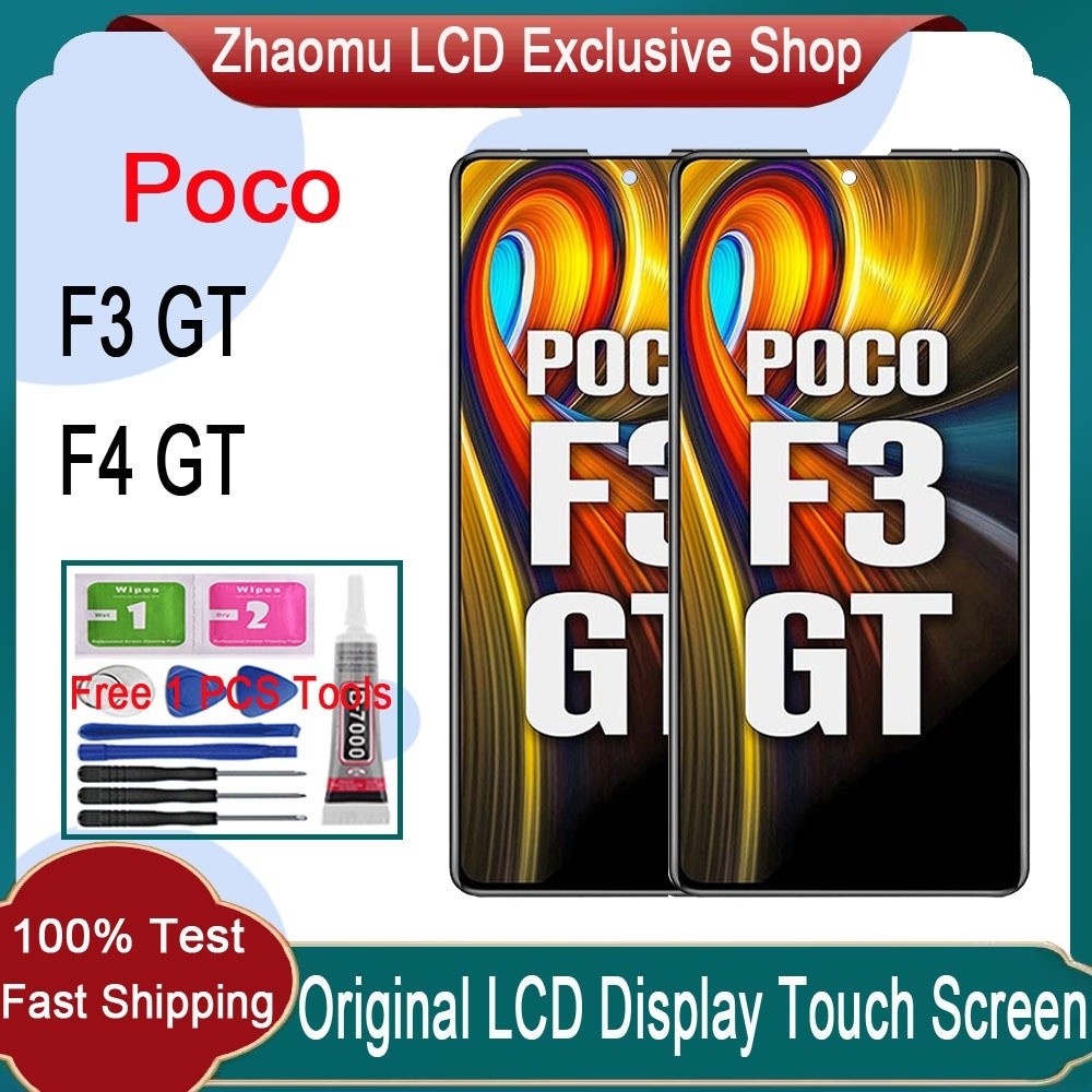Original AMOLED Poco F3 GT Poco F4 GT LCD Display Touch Screen Replacement | Shopee Malaysia