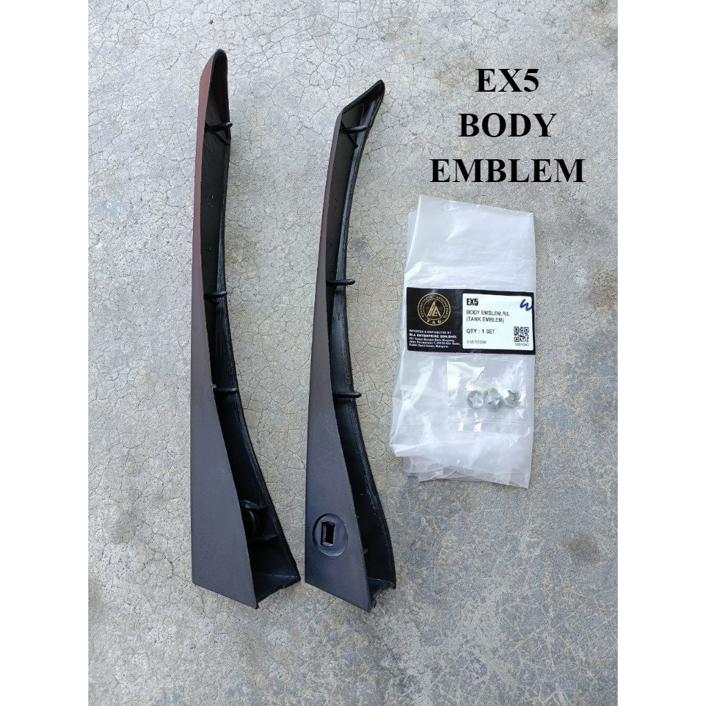 HONDA EX5 BODY EMBLEM KIRI KANAN EMBLEM TANK PLASTIC COVER TANGKI SIDE ...