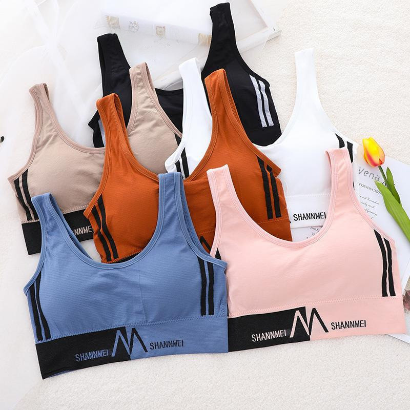 Ready stock sports bra U-shaped beautiful back slimming fitness dance ...