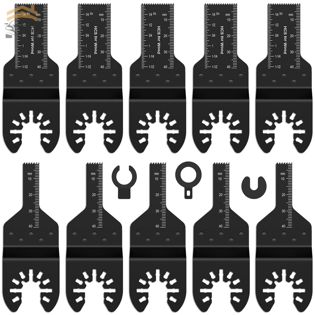 10Pcs Oscillating Saw Blade High Carbon Steel Oscillating Multi-Tool ...