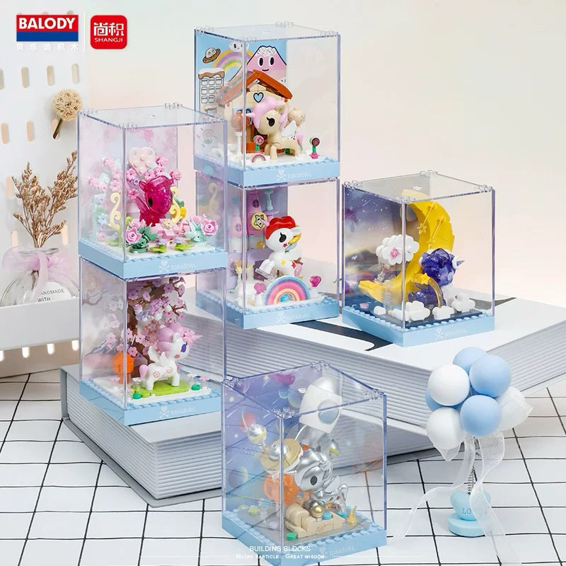 BALODY 21181 TOKIDOKI UNICORNO UNICORN BLIND BOX MINI BUILDING BLOCKS ...