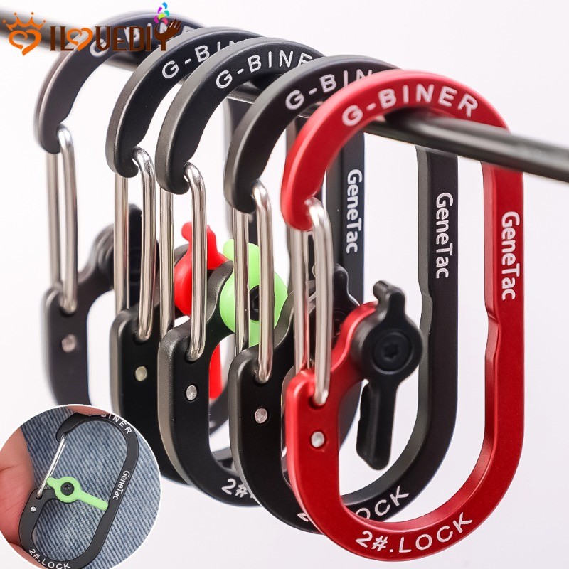 [ Featured ] Outdoor Aluminum Carabiners - Bone Shape Carabiner Clip ...