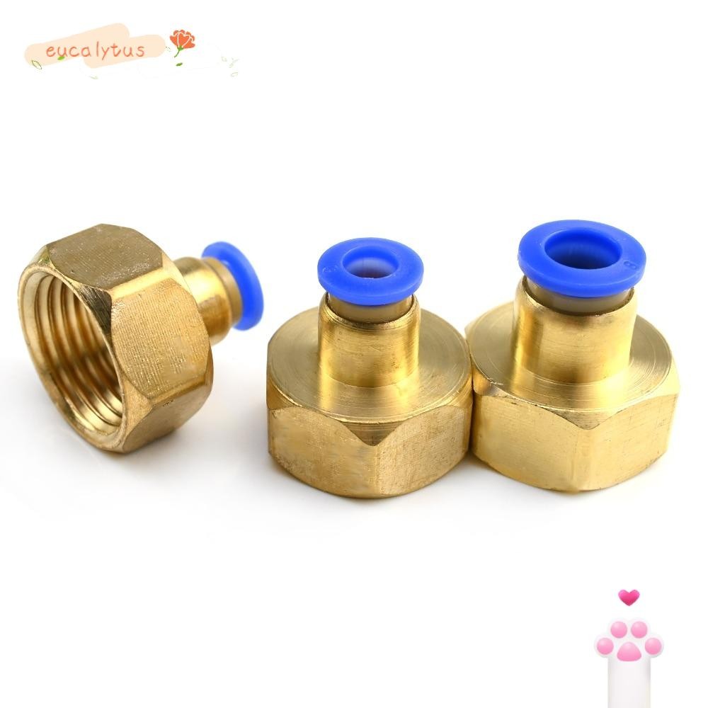 EU-FASHION Pneumatic Connector, 6 8 10 12mm Pipeline 1/2 Inch BSP PCF ...