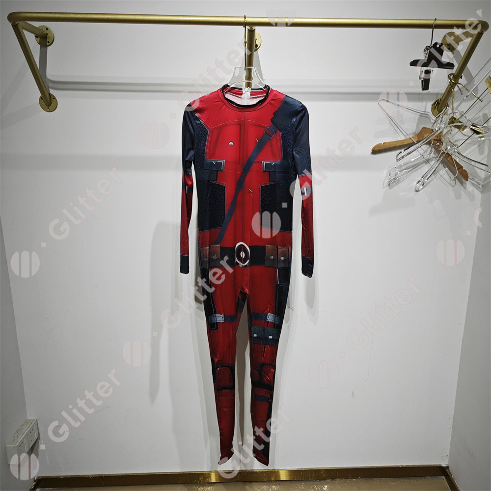 Superhero Deadpool and Wolverine Cosplay Costume for Adult Men Red ...