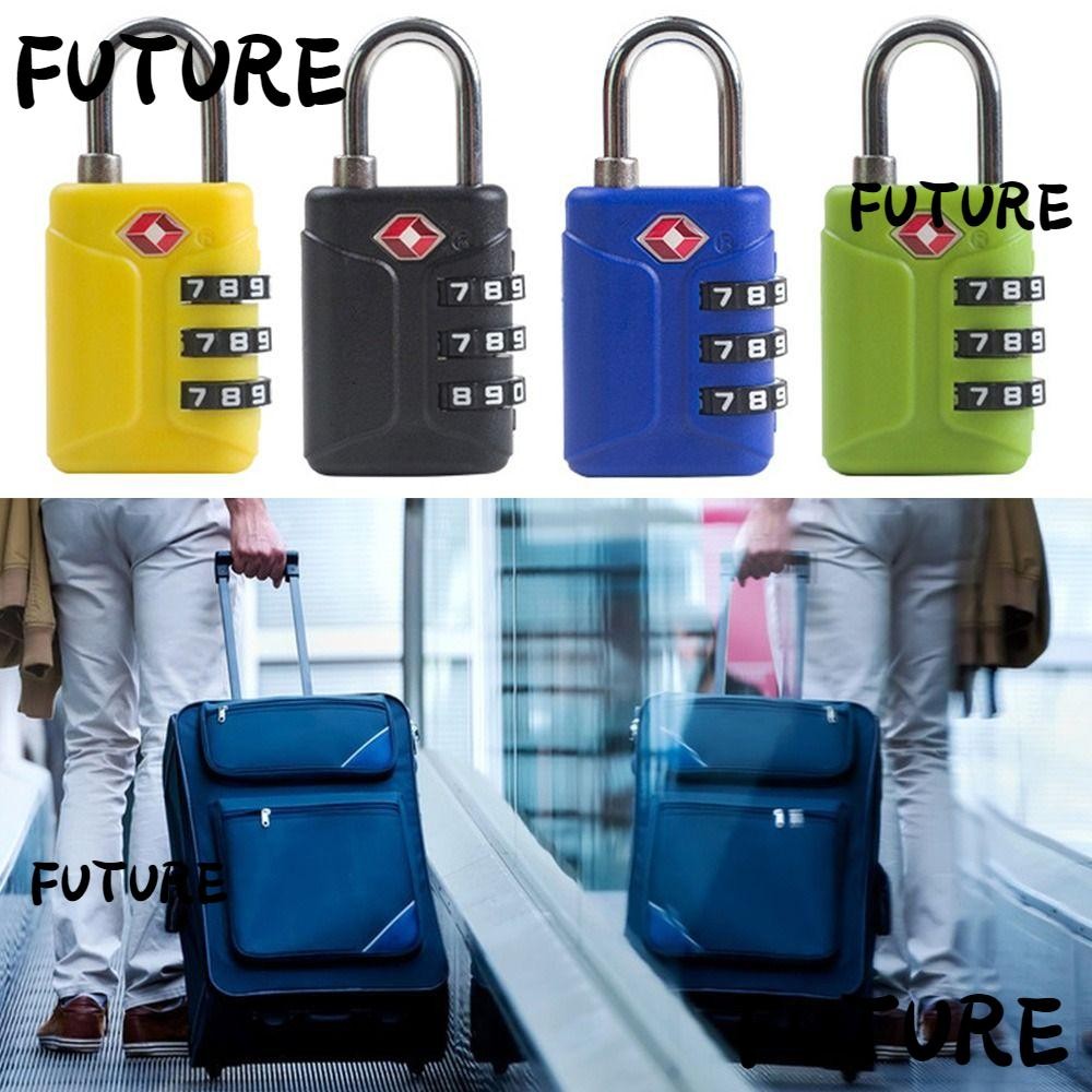HL-FUTU Customs Password Lock, Padlock TSA 3 Digit Combination Lock ...