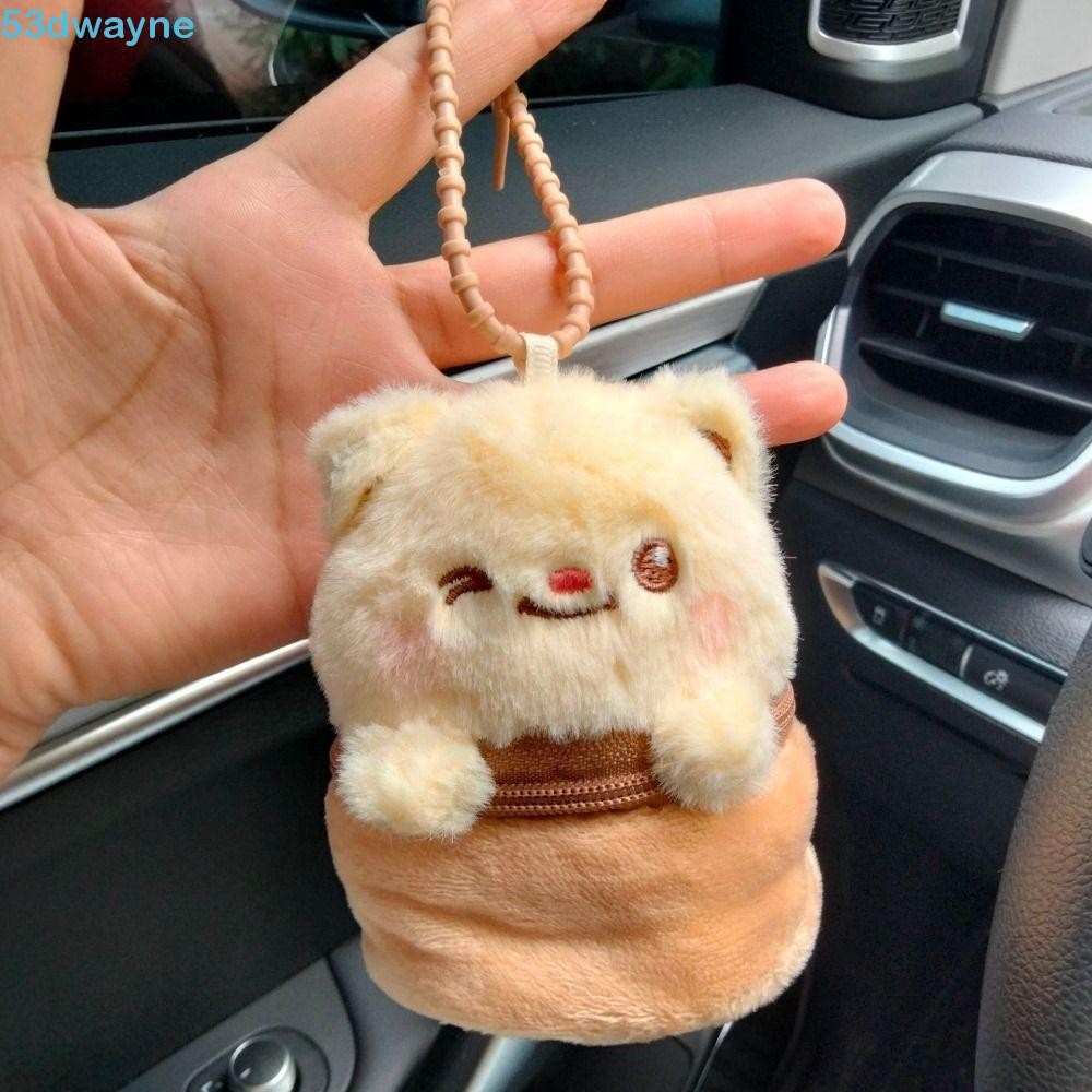 DWAYNE Butterbear Mini Wallet, Earphone Storage Zipper Capybara Plush ...
