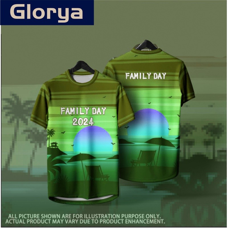 Glorya [Free customization]2024 New Green design Jersey Design baju ...