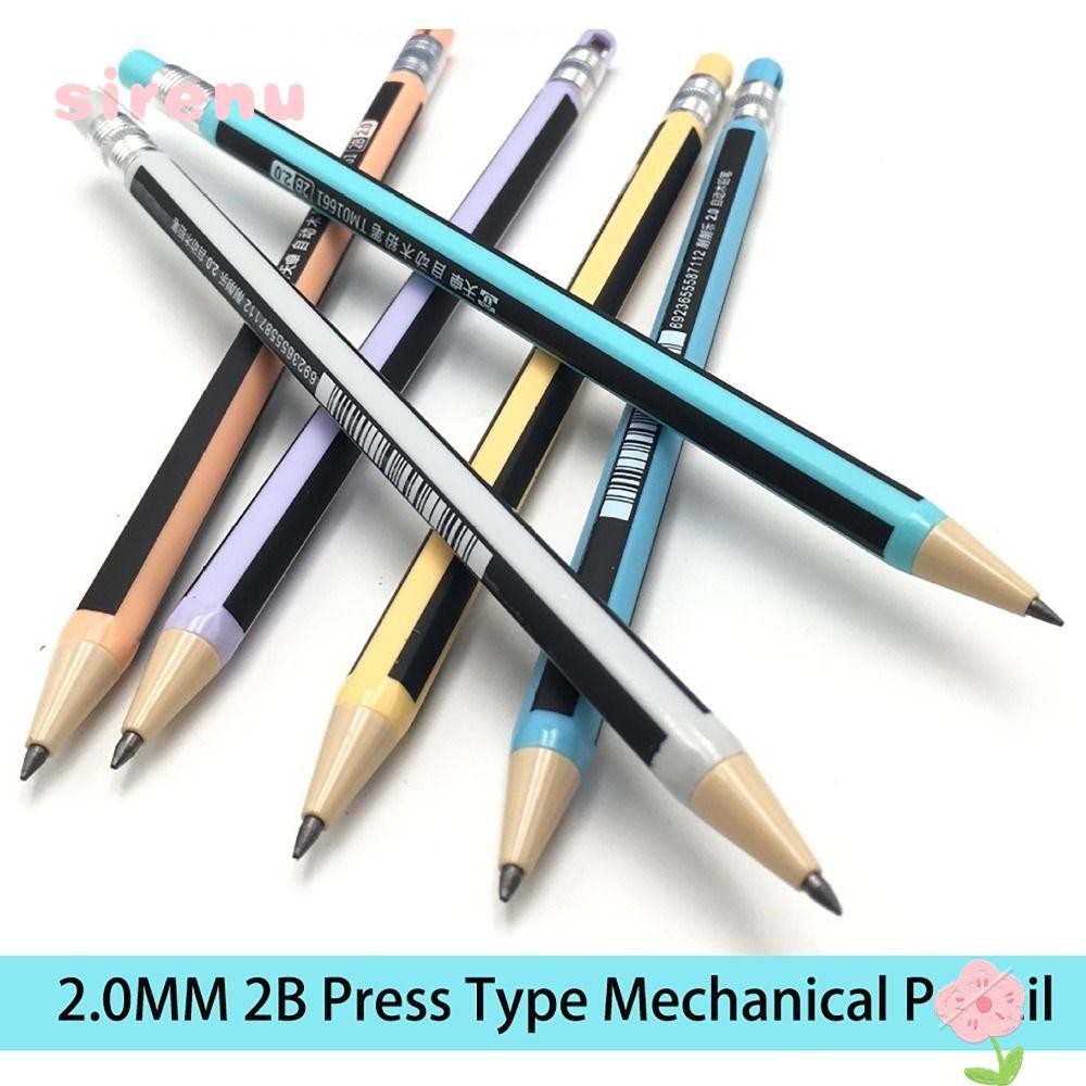 SIRENU Automatic Pencil, 2.0MM 2B with Sharpener Mechanical Pencil ...