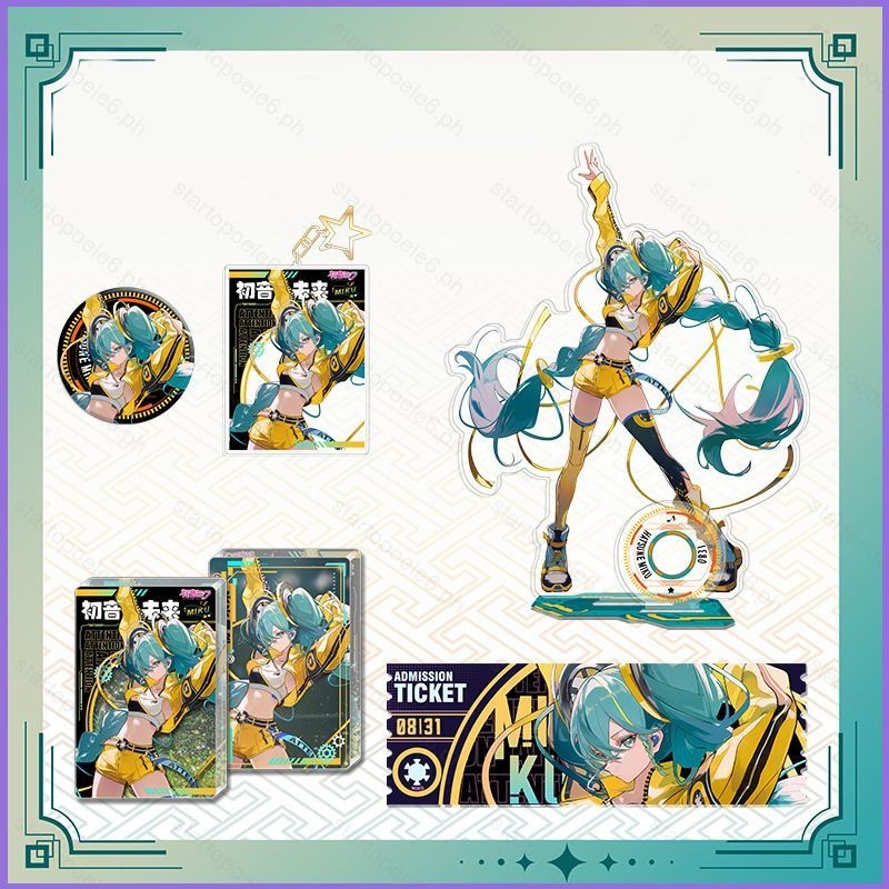 Sta6 Hatsune Miku 17th anniversary badge Acrylic Ticket stub card ...