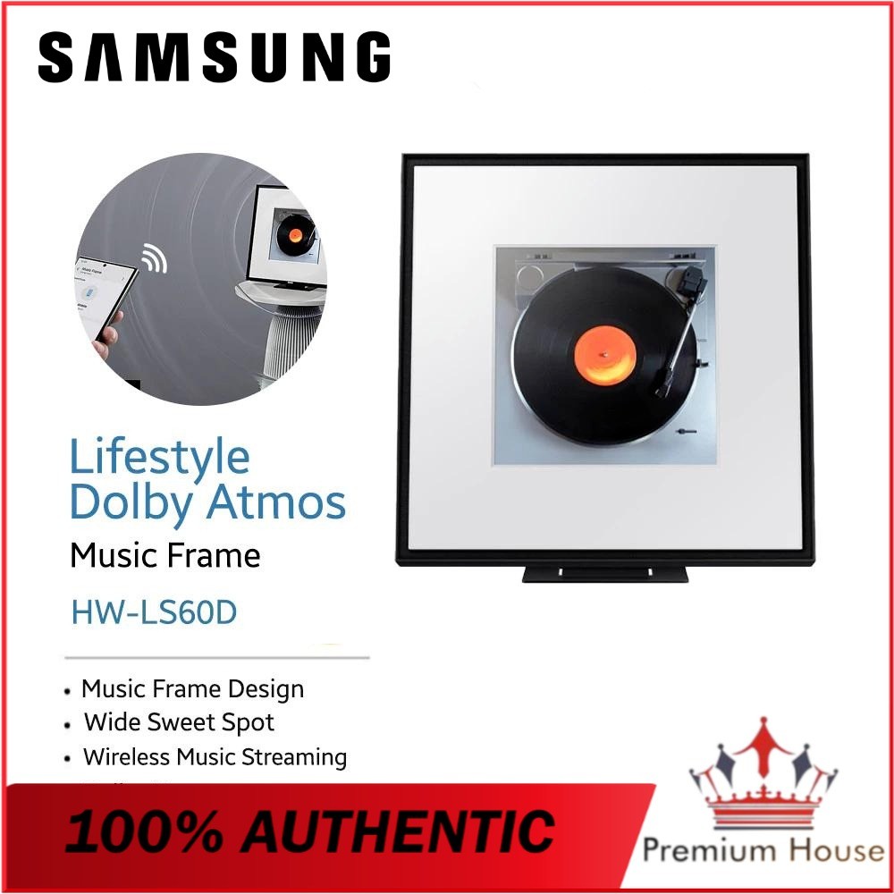 Samsung Music Frame 2.0 Ch Wireless Speaker LS60D | HW-LS60D/XM Dolby ...