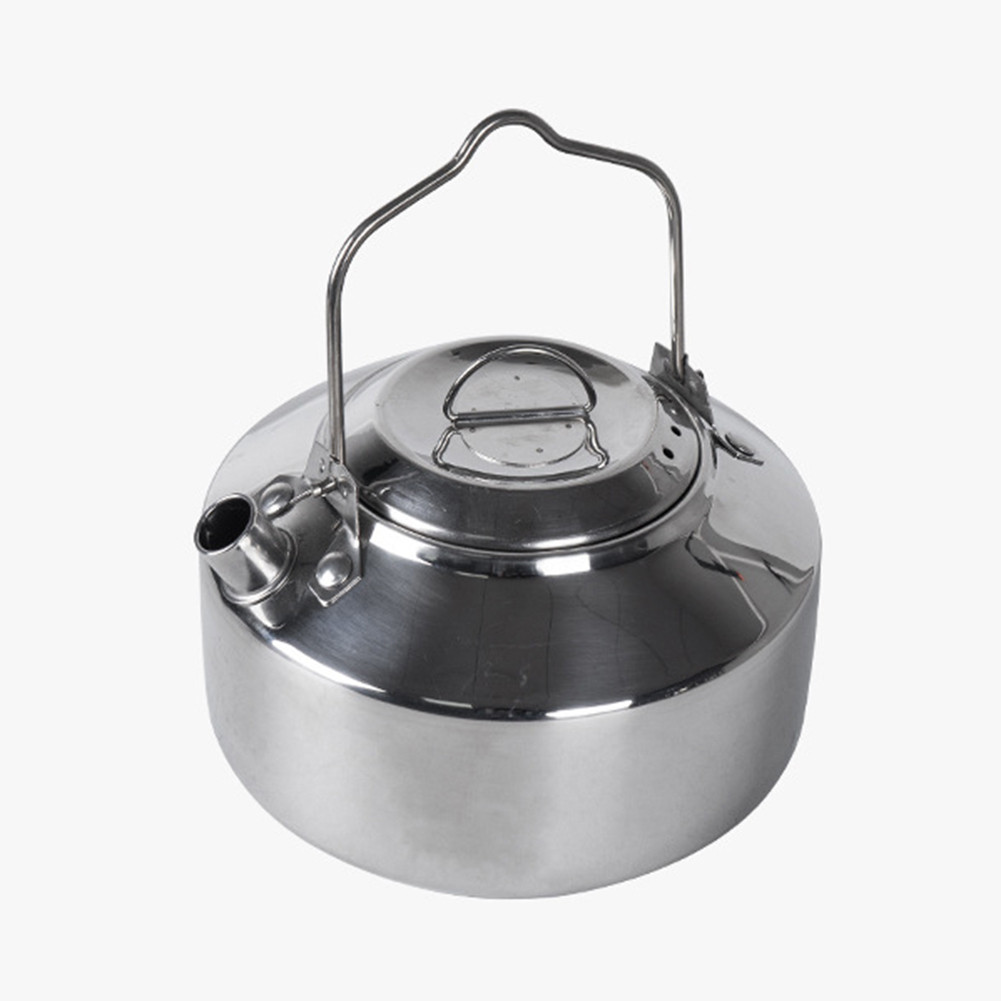 Mini Camping Kettle 1L Boil Water Kettle Lightweight Teapot Backpacking ...