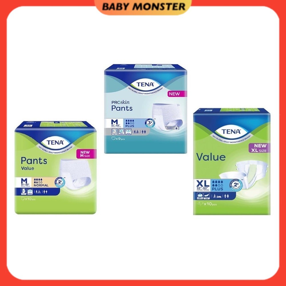 🔥HARGA BORONG🔥BMS Tena Adult Disposable Diaper ProSkin Pants Value Tape Adult Diapers ...