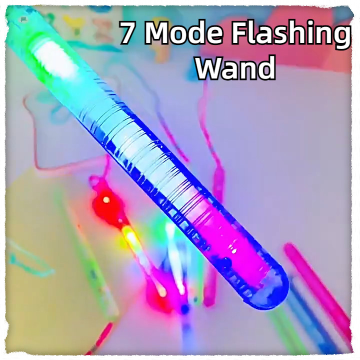 💡new 💡7 Mode Flashing Wand LED Glow Light Up Sticks For Concert ...
