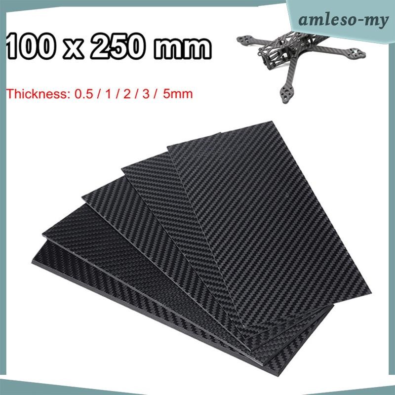 [AmlesoMY] 3K Carbon Fiber Fibre Board Plate for DIY Drone Aircraft Kit ...