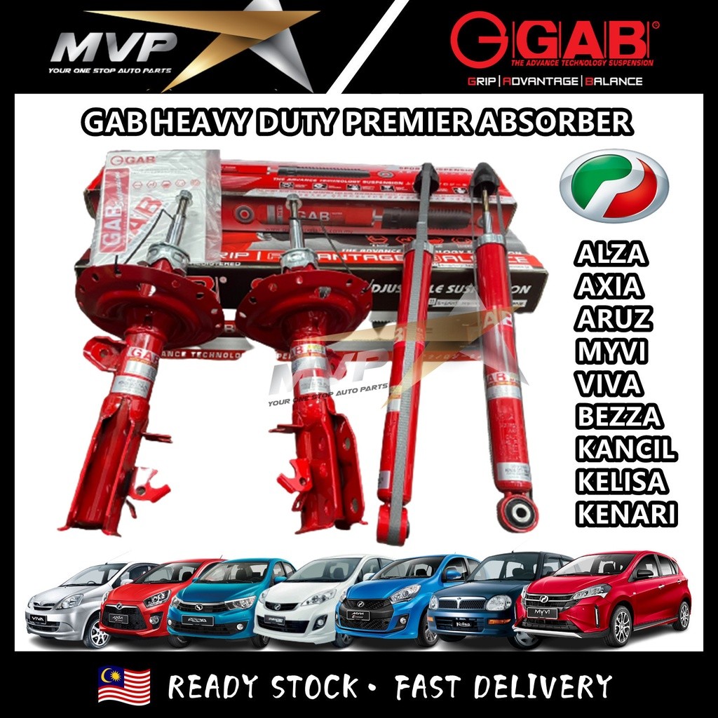 GAB Heavy Duty Absorber Sport PERODUA KANCIL / KELISA / VIVA / AXIA ...