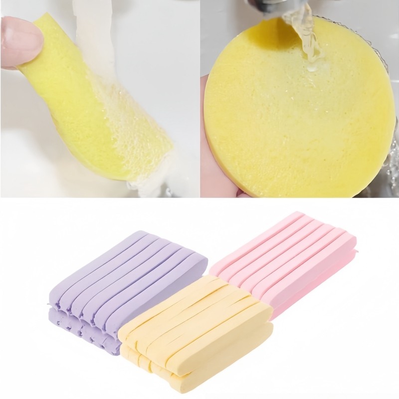 Compression Strip Face Wash Puff sponge makeup remover sponge makeup ...