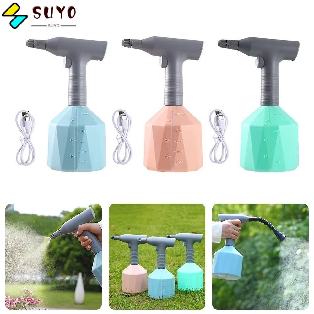 SUYO Automatic Plant Mister, Handheld 1L Electric Garden Sprayer ...