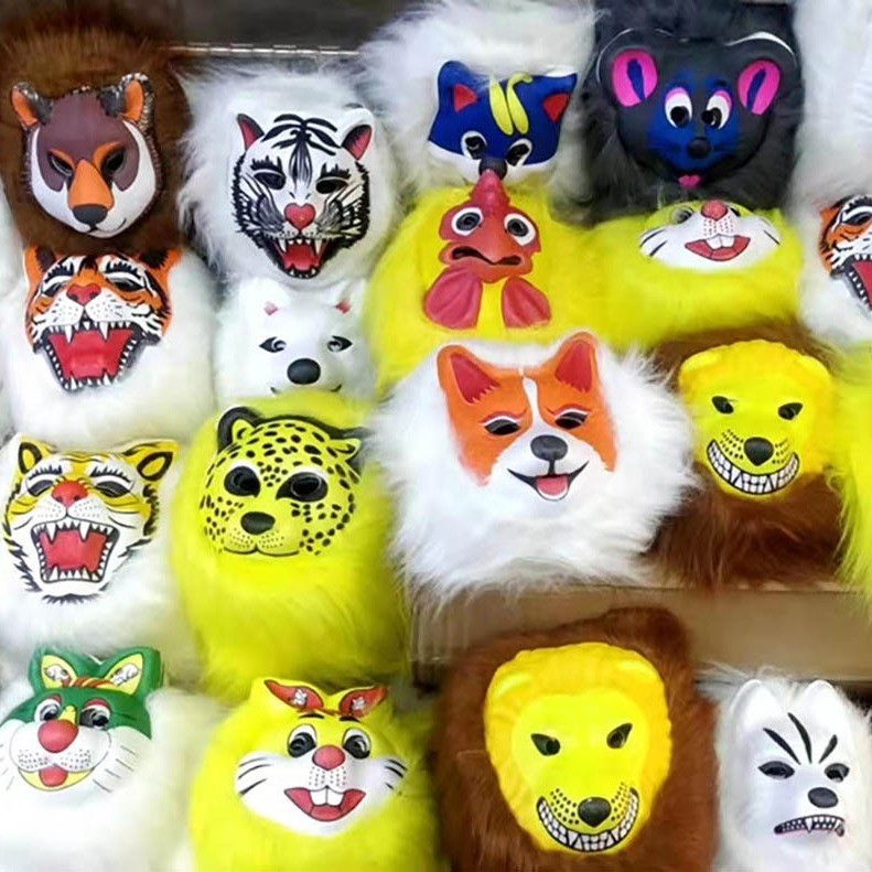 heyday mask deadpool mask kids mask Topeng Mentah Haiwan EVA Harimau ...