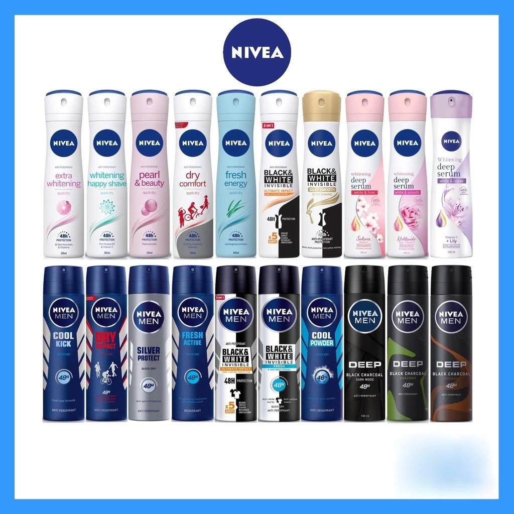 Nivea Deodorant Body Spray 150ml | Shopee Malaysia