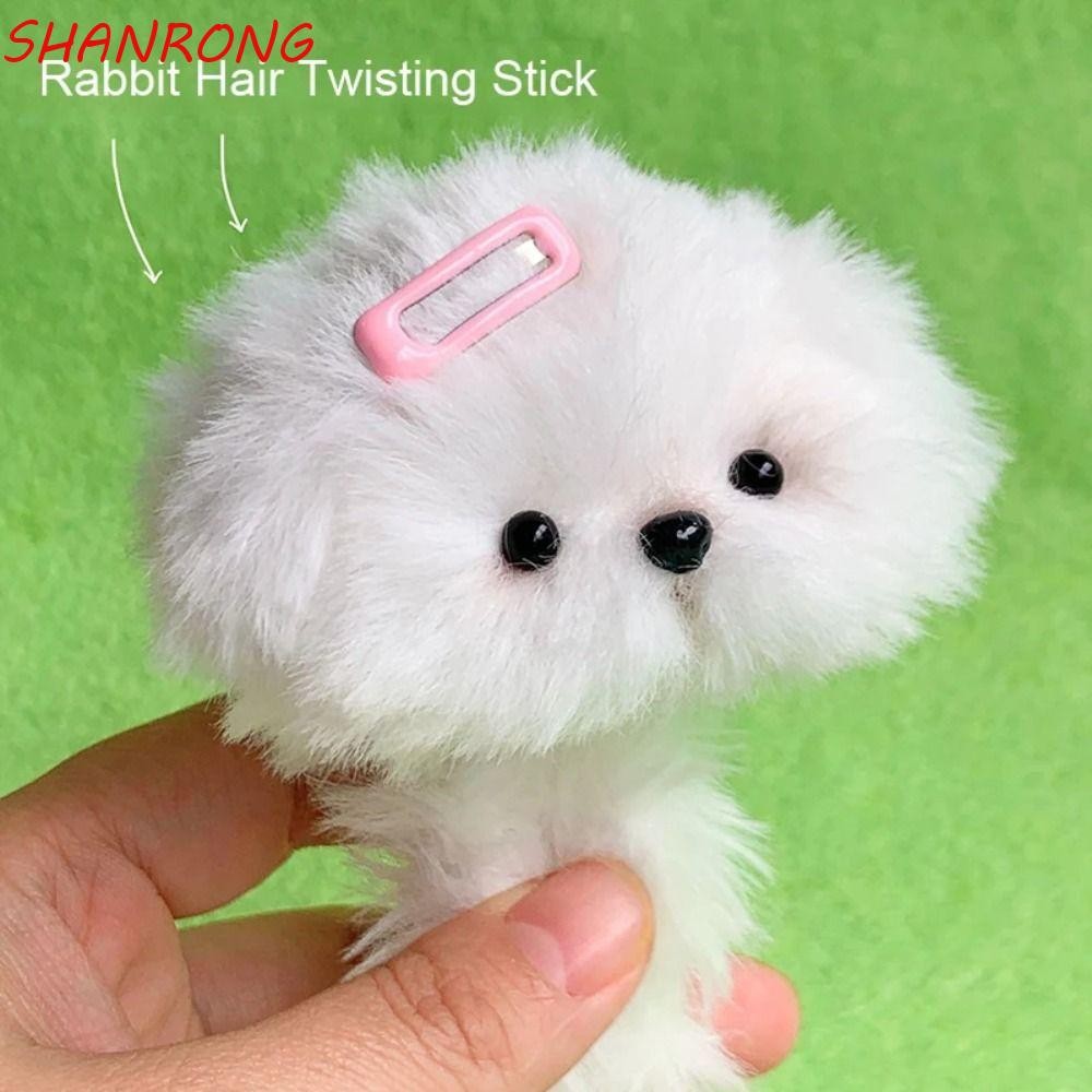 SHANRONG Rabbit Plush Iron Wire Strip Stick, Plush Stuffed Handmade ...