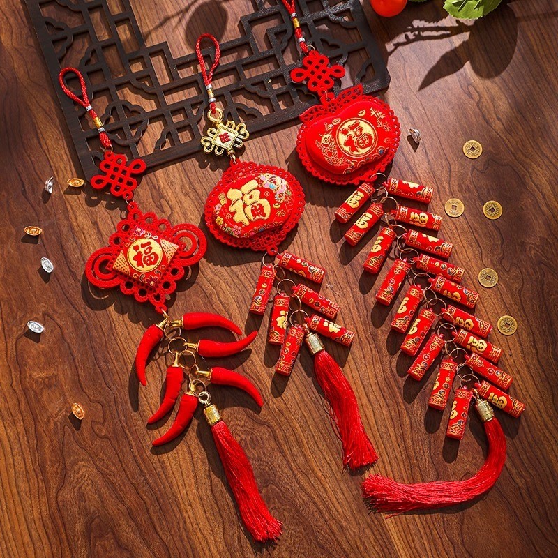 2025 Year of the Snake Decoration Spring Festival Hanging Chinese New ...