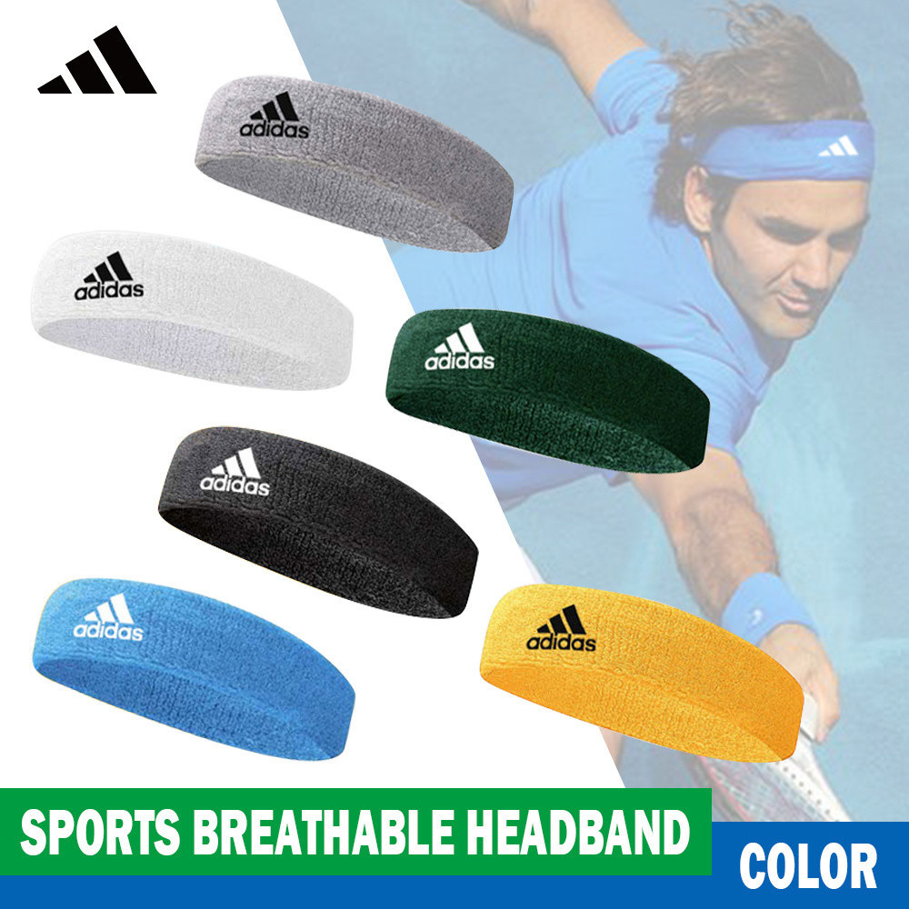 Adidas Swoosh Headband Sports Cotton Sweat Men Women Running Tennis ...