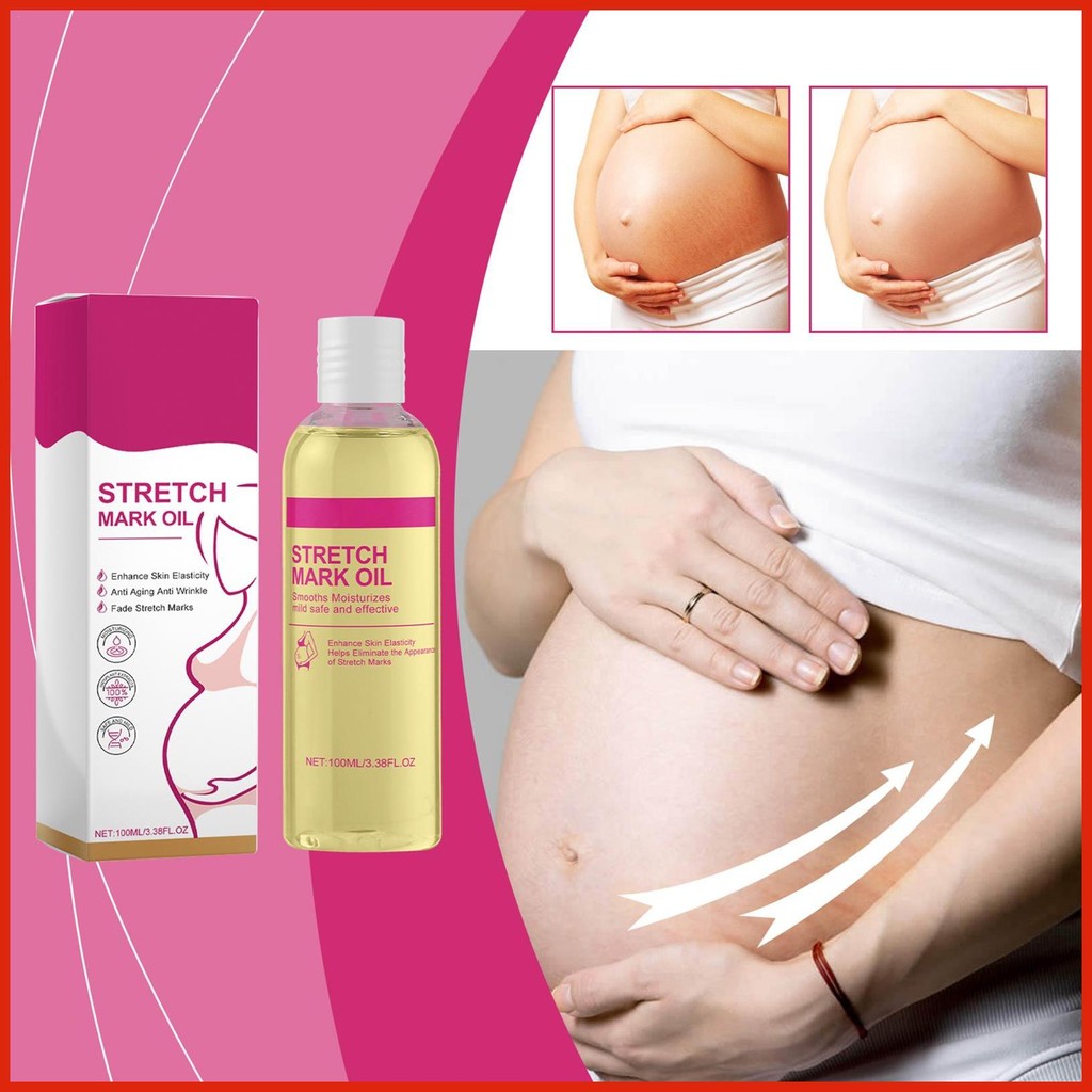 Pregnancy Oils for Stretch Marks 100ml Pregnancy Massage Moisturizing Oil Pregnancy Stretch Mark ...