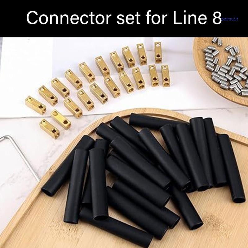 【SUIT*】 20Pcs 20A Wire Terminals Connectors with Screws Shrink Tubes ...