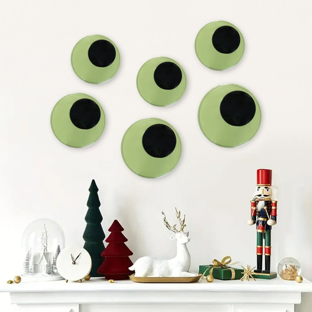 Googly Eyes Decoration Diy Project Eye Stickers 5pcs Glow-in-the-dark ...