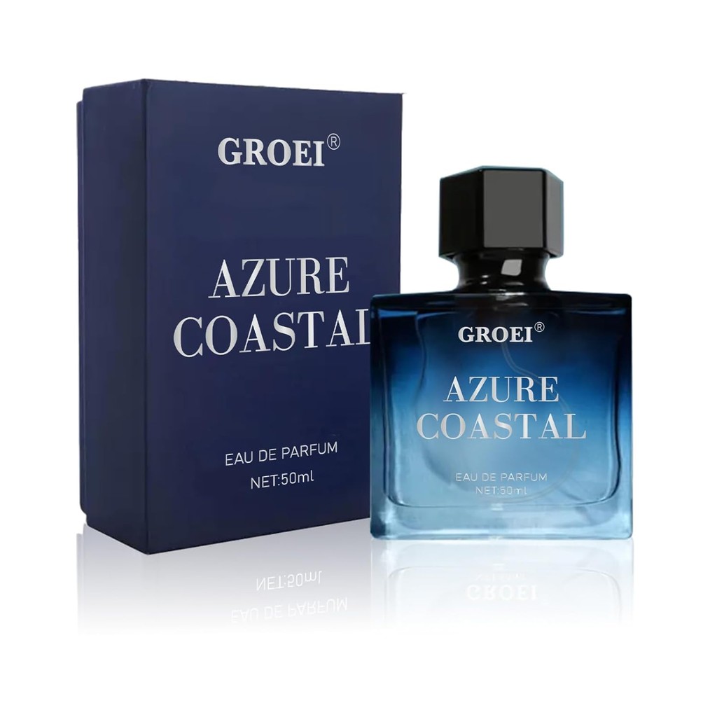 Azure Coastal Eau de Parfum, Classic Ocean Fragrance for Men, 50ml ...
