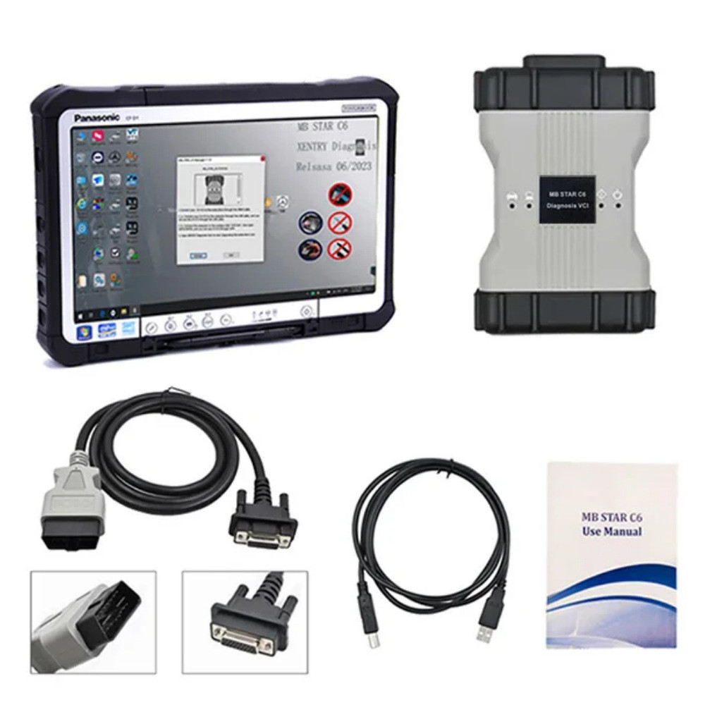 Pemeriksaan Khas Mercedes-Benz MB Star C6 DOIP WIFI Alat Diagnosis ...