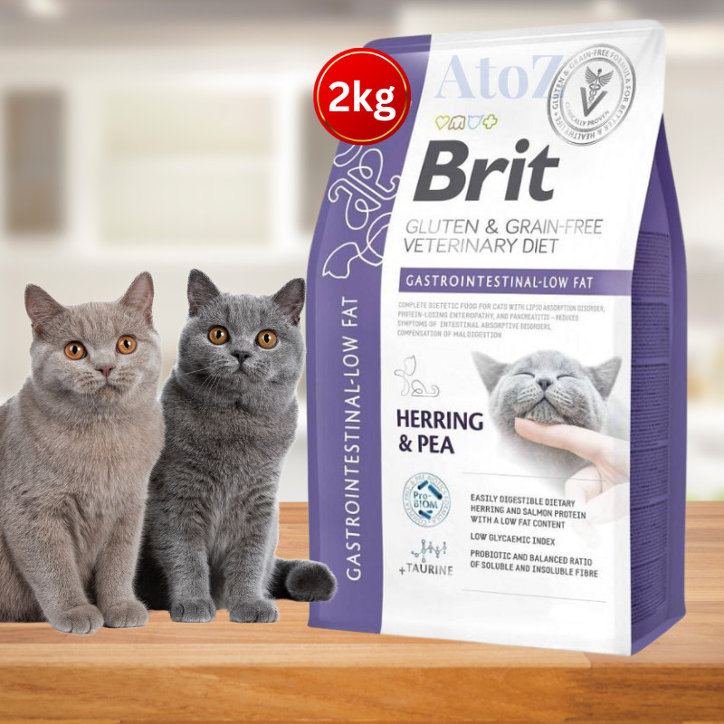 BRIT VD Cat Gastrointestinal Low fat 2KG | Shopee Malaysia