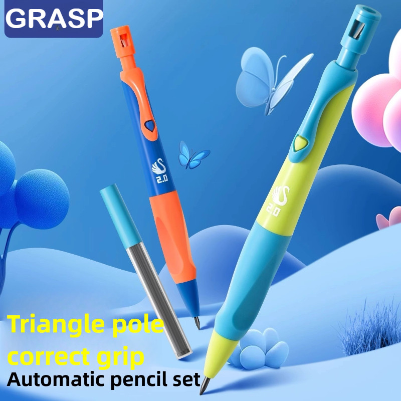 GRASP 2.0mm Mechanical Pencil Anti-Break Lead for Kids Posture ...